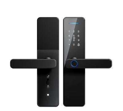 China Qleung S811 High Quality Smart Digital Fingerprint Door Lock Tuya Wifi TTlock Remote Control Smart Home Door Lock for sale