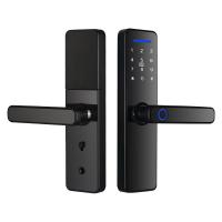 China S811 Smart Home Door Lock Fingerprint Zigbee Wifi TTlock APP Remote Control Tuya Door Lock for sale