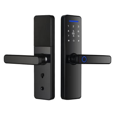 China S811 Smart Home Door Lock Fingerprint Zigbee Wifi TTlock APP Remote Control Tuya Door Lock for sale