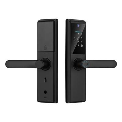 China Tuya Wifi APP Remote Control Fingerprint Code Card Key S821Max Smart Lock With Camera For Home Office Apartment Hotel Use for sale