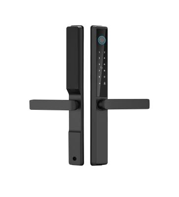 China Qleung S960 Smart Door Lock With Card Key Code App Fingerprint Recognition For Home for sale