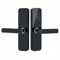 China High Security Smart Life Electronic Intelligent Password Fingerprint Door Lock with 3D Model Design G550 High Strength and ISO9001 Certified for sale
