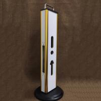 China Aluminum Alloy or PC Rotating Smart Lock Display Stand for Exhibition Hall Fingerprint Locks for sale