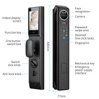 China S959max 3D Face Recognition Tuya Intercom Camera Outdoor Smart Lock Intelligent for sale