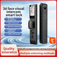 China S959max 3D Face Recognition Tuya Intercom Camera Outdoor Smart Lock Intelligent for sale