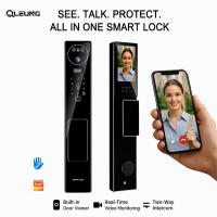 China Smart Door Lock with 40-110mm Door Thickness 5000mAh Lithium Battery and 2 Years Warranty Digital Door Lock for sale