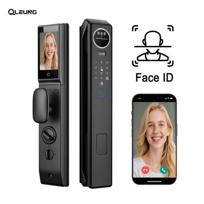 China QLEUNG S959MAX Smart Door Lock with 3D Face Recognition Tuya Video Calling and 7.4V 5000mAh Battery for 40-110mm Doors for sale