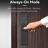 China Qleung S851 Tuya Smart Door Lock with Cloud Data Storage Grade B Lock Cylinder and Wi-Fi Network for sale