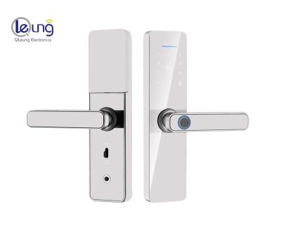 China Silver S811 Tuya Smart Door Lock with Fingerprint Unlock and Remote Control for Secure Access for sale