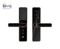 China Red Bronze S811 Qleung Smart Home Door Lock with Semiautomatic Tuya Technology for sale