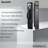 China Qleung S940max Fully Automatic Lock with 3D Face Recognition and Palm Vein Unlock Tuya Smart Home Door Lock for sale