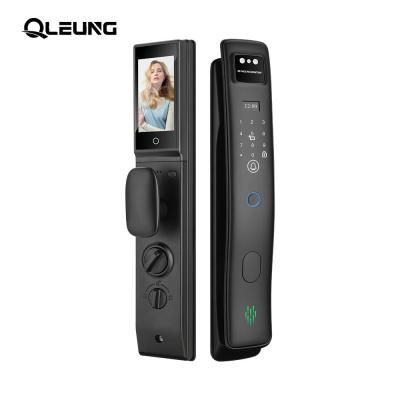 China Fully Automatic Lock S958max 3D Face Recognition Palm Vein Fingerprint Password Card Unlock Tuya Smart Door Lock for sale