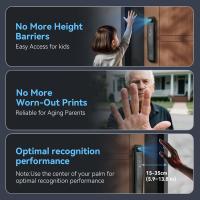 China Fully Automatic Lock S958max 3D Face Recognition Palm Vein Fingerprint Password Card Unlock Tuya Smart Door Lock for sale
