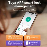 China Hot Sale Camera Lock Visible Tuya Intercom Video Calls Smart Door Lock Security Factory OEM Wifi  Smart Lock for sale