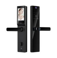 China Hot Sale Camera Lock Visible Tuya Intercom Video Calls Smart Door Lock Security Factory OEM Wifi  Smart Lock for sale