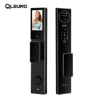 China Wholesale 3D Face Recognition Fingerprint Lock Tuya Active Video Calling IC Card Code Accress Control Wifi Smart Door Lock CNC Process Aluminum Alloy construction Smart Lock for sale