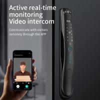 China S931MAX 3D Face Recognition Tuya Active Video Calling Smart Door Lock with 6068-24*240mm Mortise for sale
