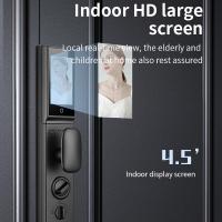 China S931MAX 3D Face Recognition Tuya Active Video Calling Smart Door Lock with 6068-24*240mm Mortise for sale