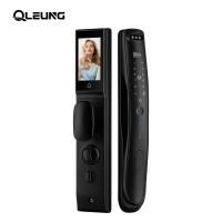 China 3D Face Recognition Smart Door Lock with Tuya Active Video Calling and 7.4V 5000mAh Lithium-ion Battery for sale