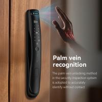 China 3D Face Recognition Smart Door Lock with Tuya Active Video Calling and 7.4V 5000mAh Lithium-ion Battery for sale