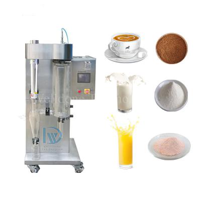 China PLC Control Lab Spray Dryer Double Gas Feeding Liquid Granulating Nozzle Spray Dryer for sale