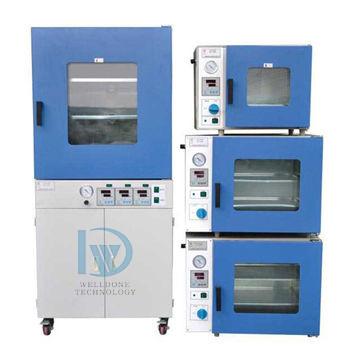 China 50Hz Lab Vacuum Drying Oven 200℃ with Rotary Vane Vacuum Pump 133Pa for sale