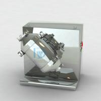 China Industrial 3D Rotary Drum Powder Mixer 10L to 20L Three Dimensional Blender for sale