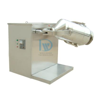 China Stainless Steel 3D Powder Mixer 10L-1000L Washing Powder Commercial Food Mixer for sale