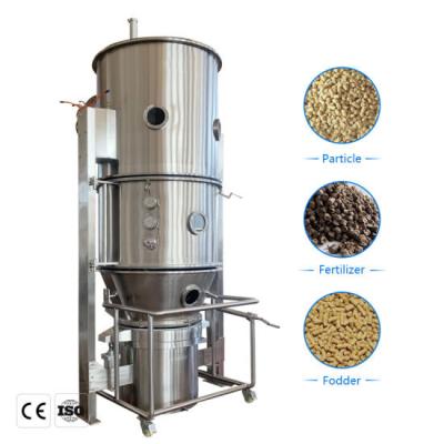 China FL Multifunction Fluid Fluidized Bed Granulator 0.8-8mm Columnar Granules for sale