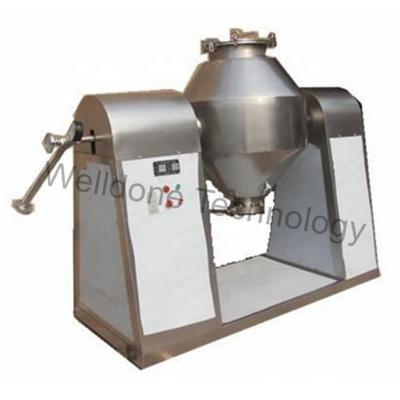 China Double Cone Mixer 100L Dry Powder Blender for Detergent Food Coffee Spice Cocoa Mixing Machine for sale
