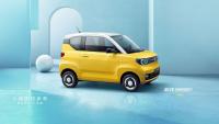 China Wuling Mini Hongguang Macaron 100km Low Speed 4 Wheel Four Seats Electric Cars Adults Vehicles Ev Car E Car Electric for sale