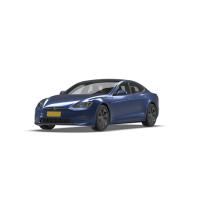 China 250km/h Max Speed Tesla Model S Red Pure Electric Mini Music Car with Lithium Battery for sale
