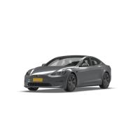 China 250km/h Max Speed Tesla Model S Red Pure Electric Mini Music Car with Lithium Battery for sale