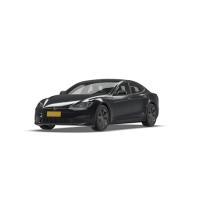 China 250km/h Max Speed Tesla Model S Red Pure Electric Mini Music Car with Lithium Battery for sale