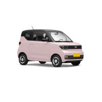 China 100% Electric Battery Electric Vehicle Auto Wuling Mini Ev 2023 3 Door 4 Seater Pink for sale