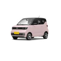 China 100% Electric Battery Electric Vehicle Auto Wuling Mini Ev 2023 3 Door 4 Seater Pink for sale
