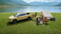 China New Energy Vehicle Geely RD6 Electric Pickup Truck 3120mm Wheelbase 90km/h Max Speed for sale