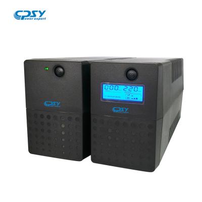 China 600va 360w Line Interactive Ups For Home Computer , Ups Backup Power Supply for sale
