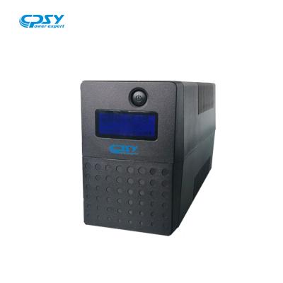 China Line Interactive Backup Computer Ups WITH 2PCS 12V 7AH Internal Battery Emerge Power Supply for sale