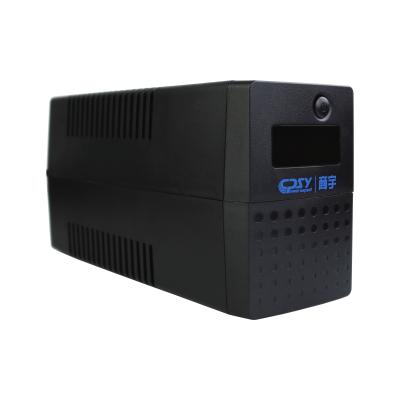 China 1000va/600w Offline Ups Plastic Shell Led Display 7ah Tower Ultra Wide Voltage Regulator for sale