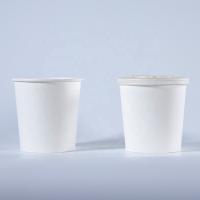 China Restaurant Essential Logo Printed Soup Paper Bowl with Lid Eco-Friendly Material for sale