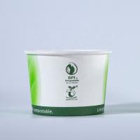 China Restaurant Essential Logo Printed Soup Paper Bowl with Lid Eco-Friendly Material for sale