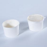 China Restaurant Essential Logo Printed Soup Paper Bowl with Lid Eco-Friendly Material for sale
