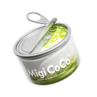 China Sample Availabled 250ml 370ml 420ml 500ml 650ml PET Plastic Can with Aluminum Lid for sale