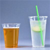 China Transparent 500ml Custom Party Disposable Plastic 16 Oz Pla 100% Biodegradable Beer Cups for Beer for sale