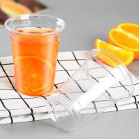 China Compostable 12oz Plastic Cup for Cold Beverages and Milk Tea Biodegradable for sale