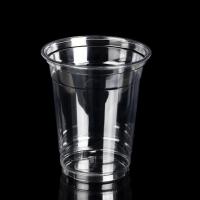 China Compostable 12oz Plastic Cup for Cold Beverages and Milk Tea Biodegradable for sale