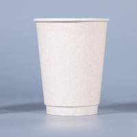 China 100% Biodegradable Disposable 8OZ Sugarcane Bagasse Pulp Paper Cup Custom Logo for sale