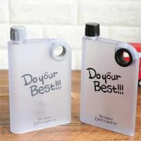 China 250ml 350ml 500ml PP Plastic Heat-Resistant Beverage Square Bottles with Cap OEM/ODM for sale