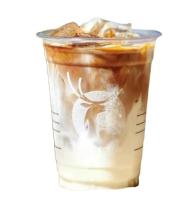 China Plastic-free Boba Coffee Drinking Biodegradable PLA Cup With Lid for Smoothie Shops for sale